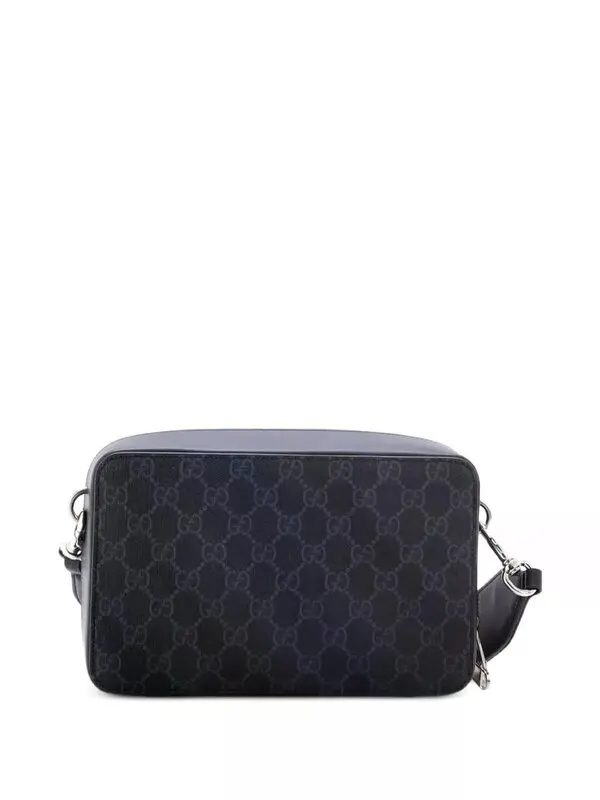 Gucci Gg Coated Canvas Camera Bag With Web Strap