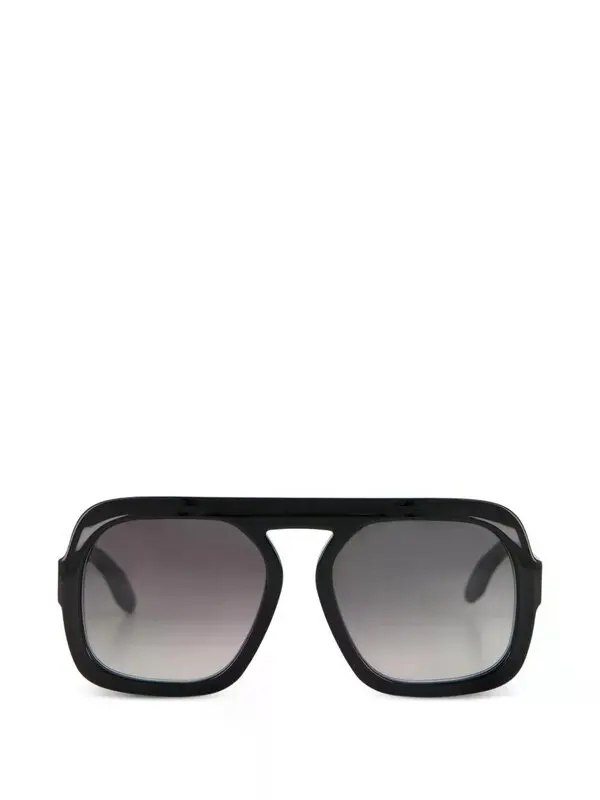 EMMANUELLE KHANH Oversized Square Frame Sunglasses - Black