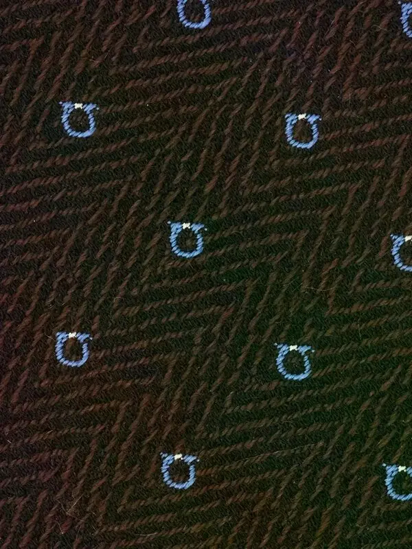 FERRAGAMO Gancini Jacquard Neck Tie