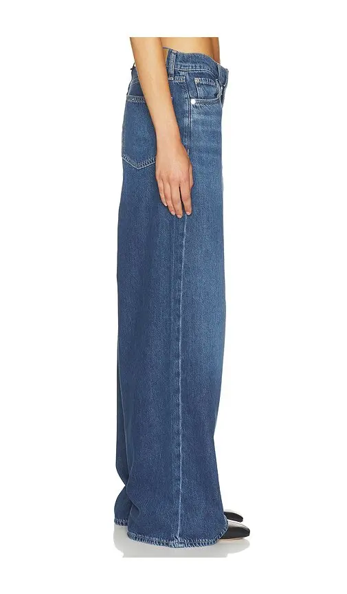 Rag & Bone Featherweight Sofie Full Wide Jeans - Blue
