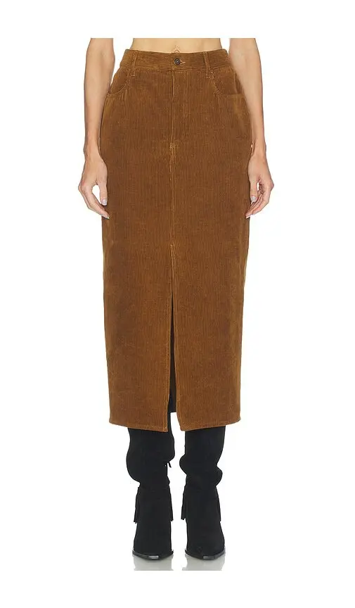 Isabel Marant Étoile Corduroy Maxi Skirt - Brown