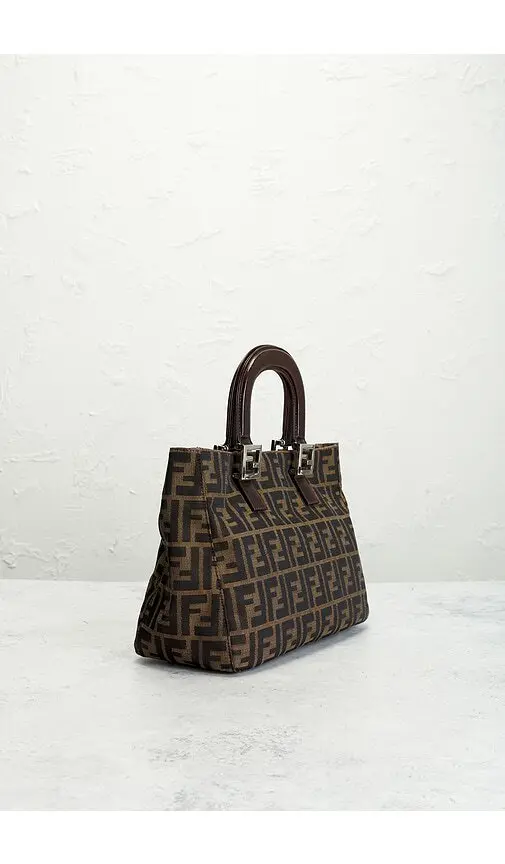 FWRD RENEW Fendi Zucca Handbag