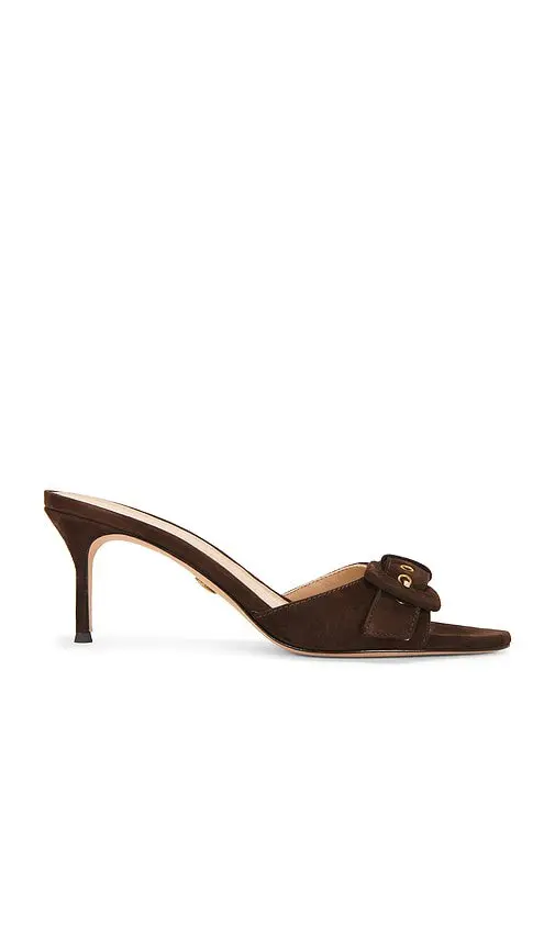 Veronica Beard Tia Suede Buckle Sandal