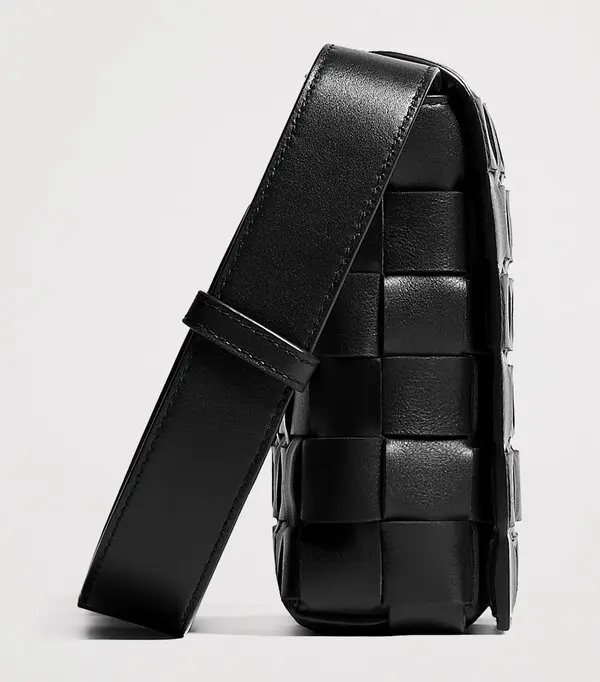 Bottega Veneta Orto Messenger Bag - Black
