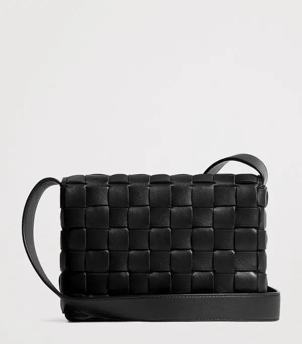 Bottega Veneta Orto Messenger Bag - Black