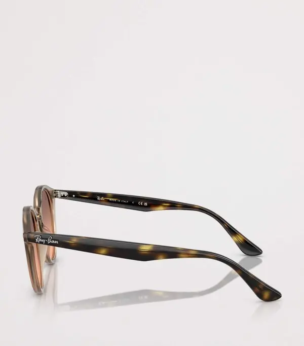 Ray-ban Propionate Round Frame Sunglasses - Beige