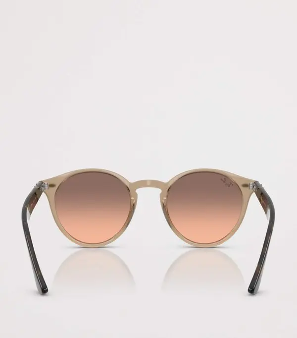 Ray-ban Propionate Round Frame Sunglasses - Beige