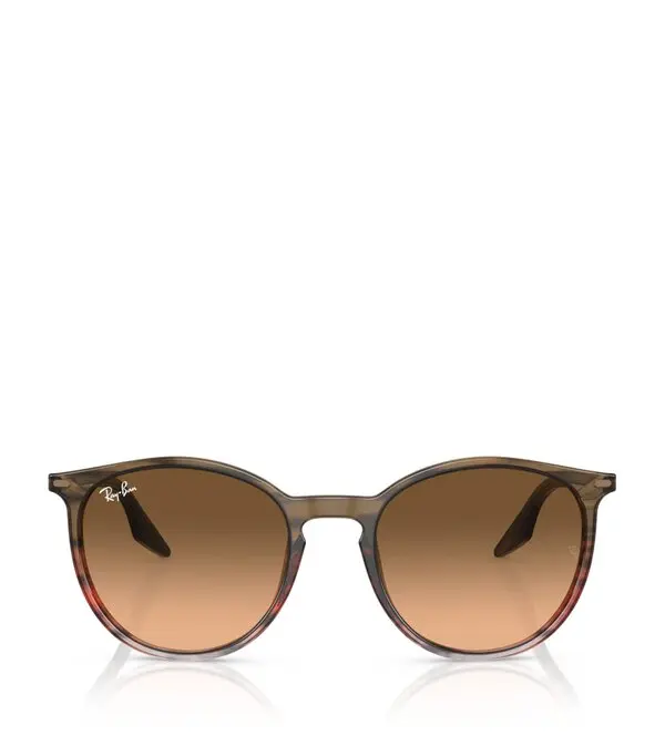 Ray-ban Phantos Round Sunglasses - Brown