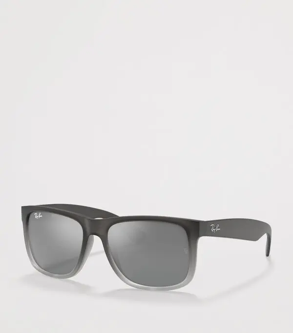 Ray-ban Justin Classic Rectangle Sunglasses - Grey