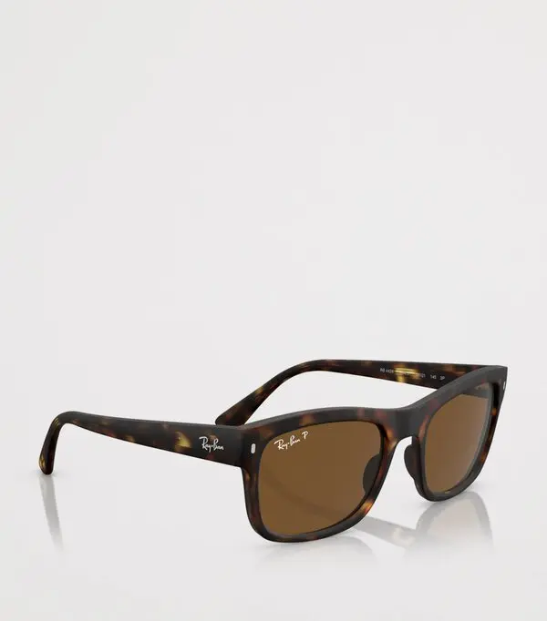 Ray-ban Tortoiseshell Square Frame Sunglasses - Brown