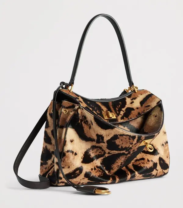 Balenciaga Rodeo Top-handle Bag In Pony Hair - Pink