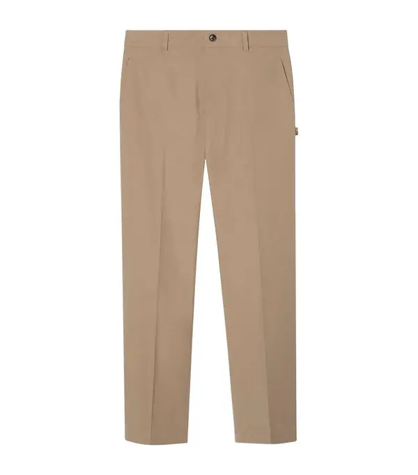 Burberry Cotton Twill Slim Chinos