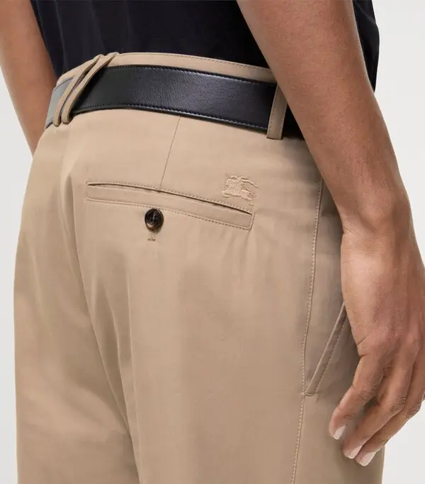 Burberry Cotton Twill Slim Chinos