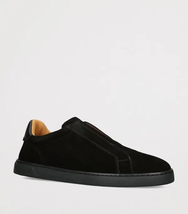 Magnanni Suede Laceless Sneakers