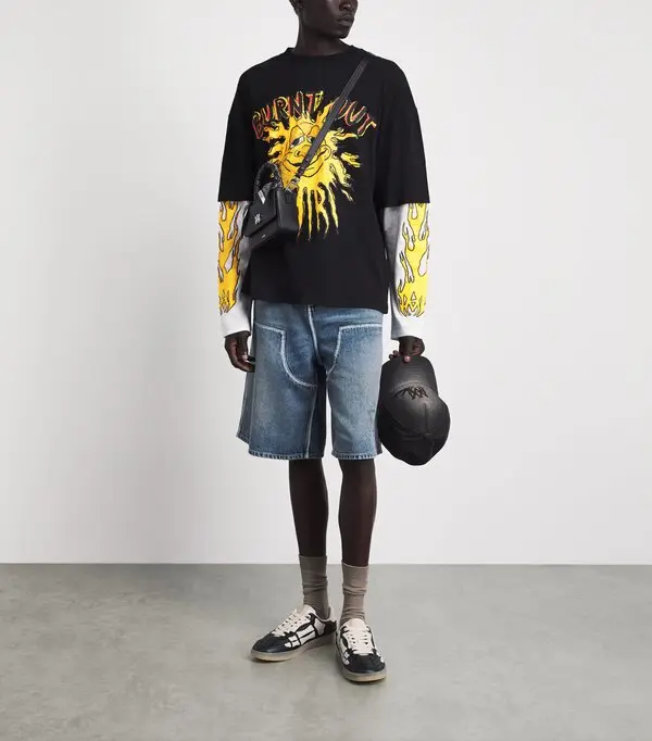 Amiri Cotton Burn Out T-shirt