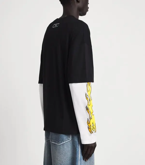 Amiri Cotton Burn Out T-shirt