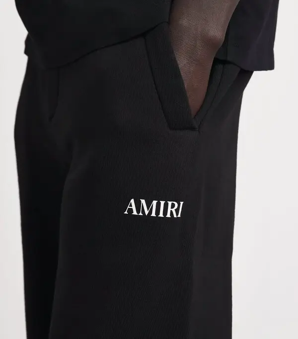 Amiri Cotton Relaxed Logo Sweatpants