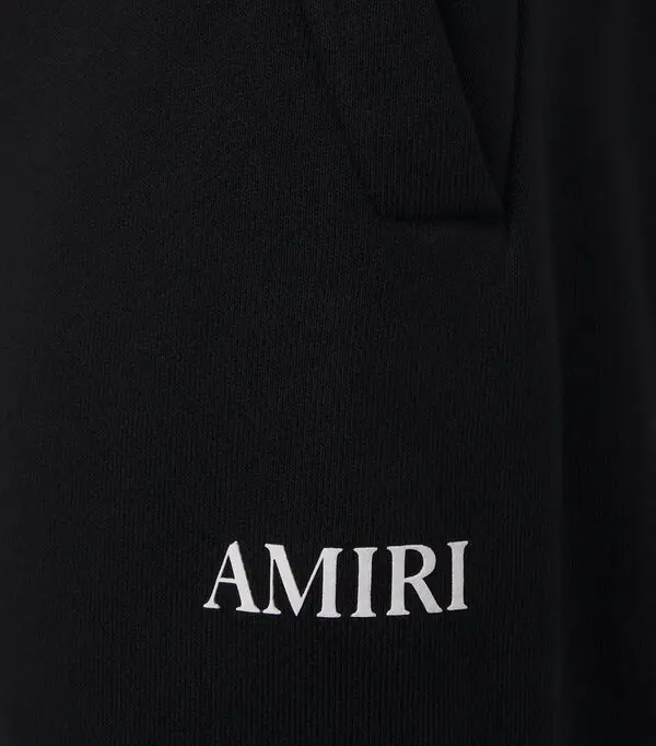 Amiri Cotton Relaxed Logo Sweatpants