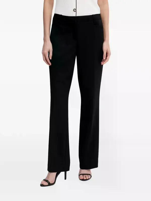 Dkny Pressed-crease Tailored Trousers