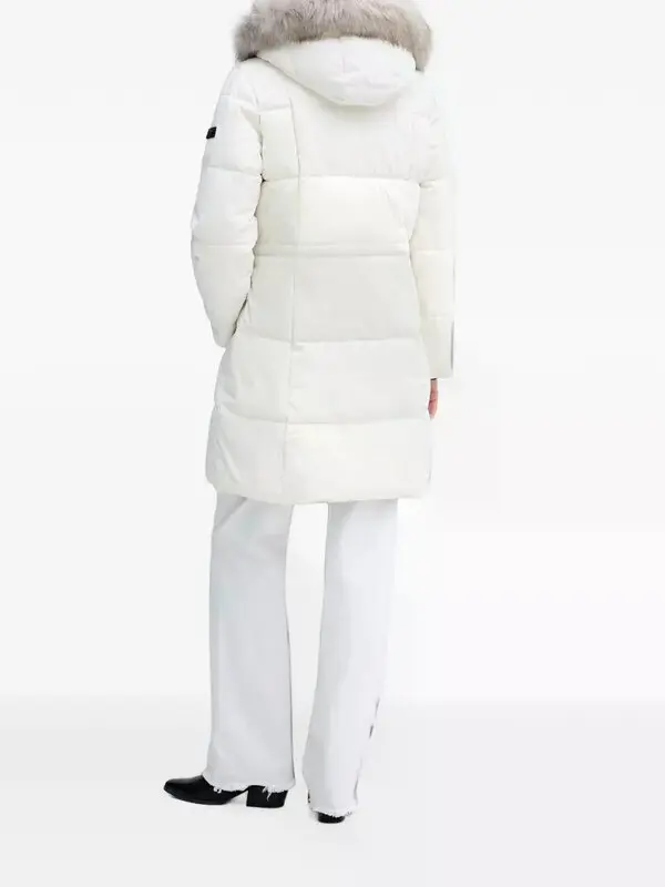 Dkny Padded Coat With Faux-fur Trim