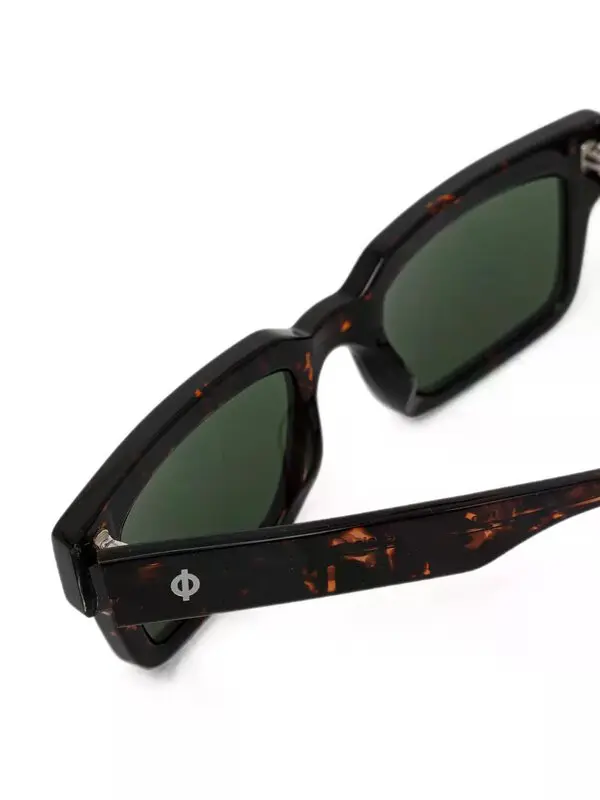 SAMSOE SAMSOE Sajessie Rectangular Frame Sunglasses - Brown