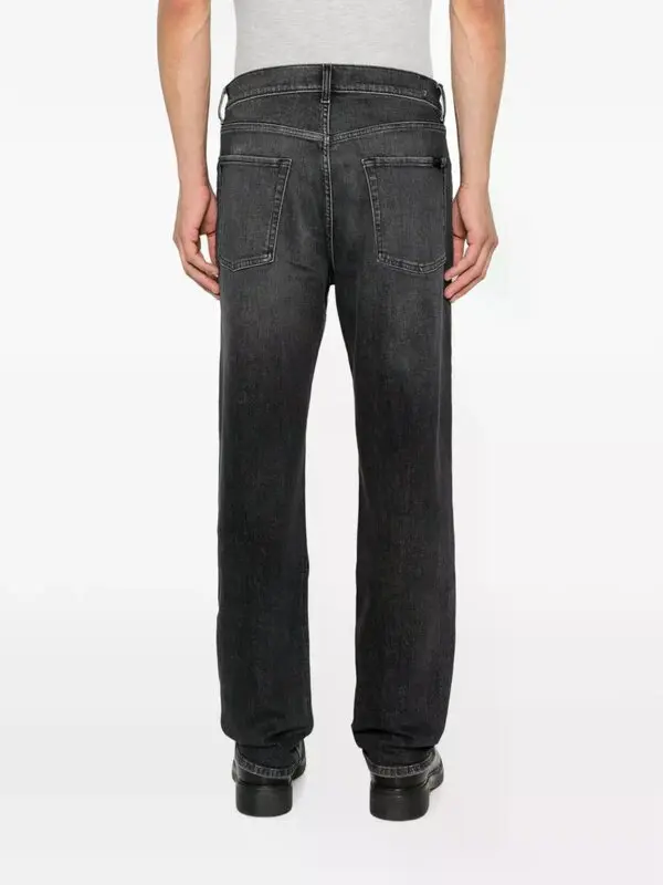 7 For All Mankind Faded Effect Jeans