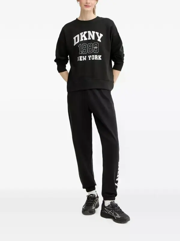 Dkny Logo Embellished Crewneck Sweatshirt