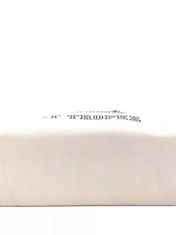 Celine St. Tropez Horizontal Cabas Canvas Tote Bag