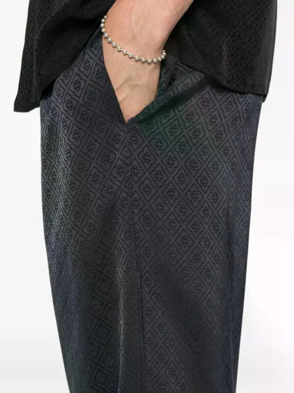 Casablanca Monogram-jacquard Trousers