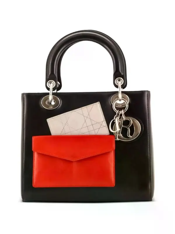 Dior Lady Medium Satchel Bag - Black