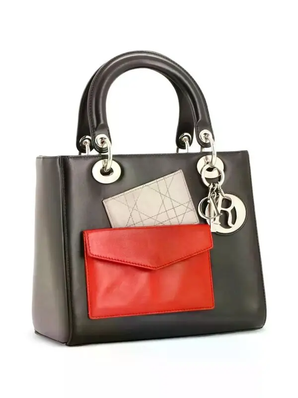 Dior Lady Medium Satchel Bag - Black