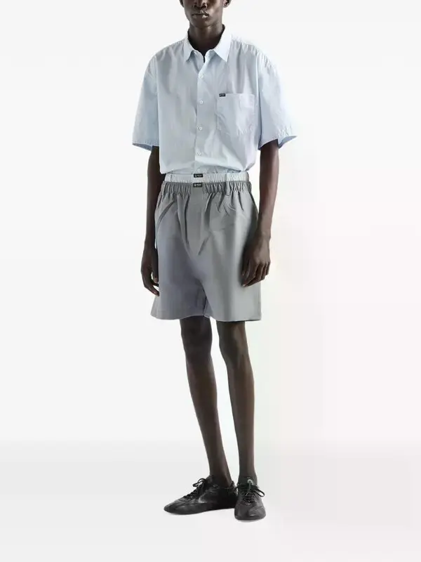 Prada Short-sleeved Cotton Shirt