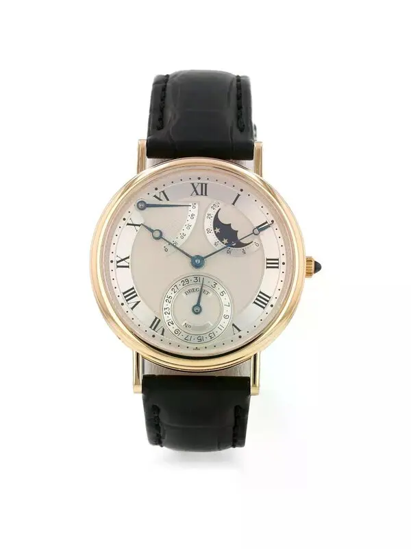BREGUET 36mm Classique Complications Watch With Moon Phase And Power Reserve - Neutrals