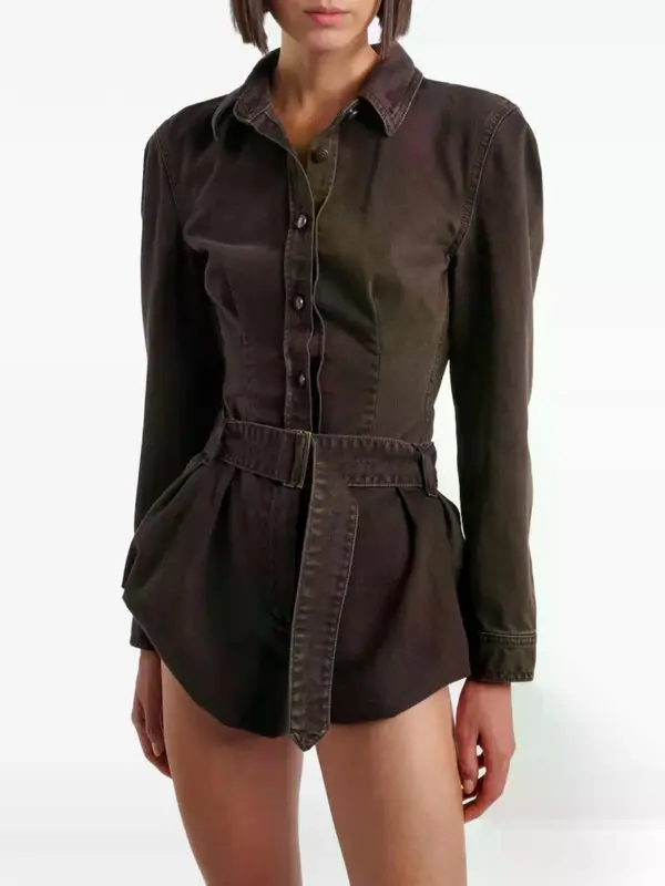Magda Butrym Belted Shirt