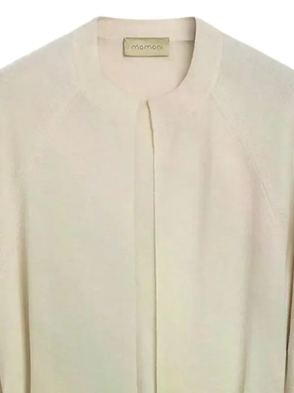Momoni Stiga Wool Cardigan With Tie-fastening Waist