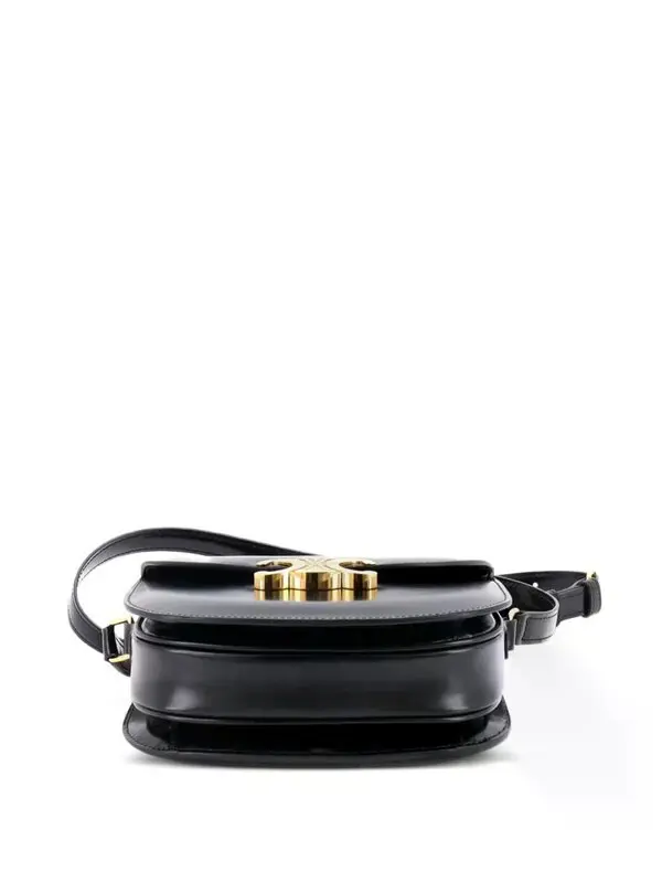 Celine Triomphe Besace Cléa Shoulder Bag - Black
