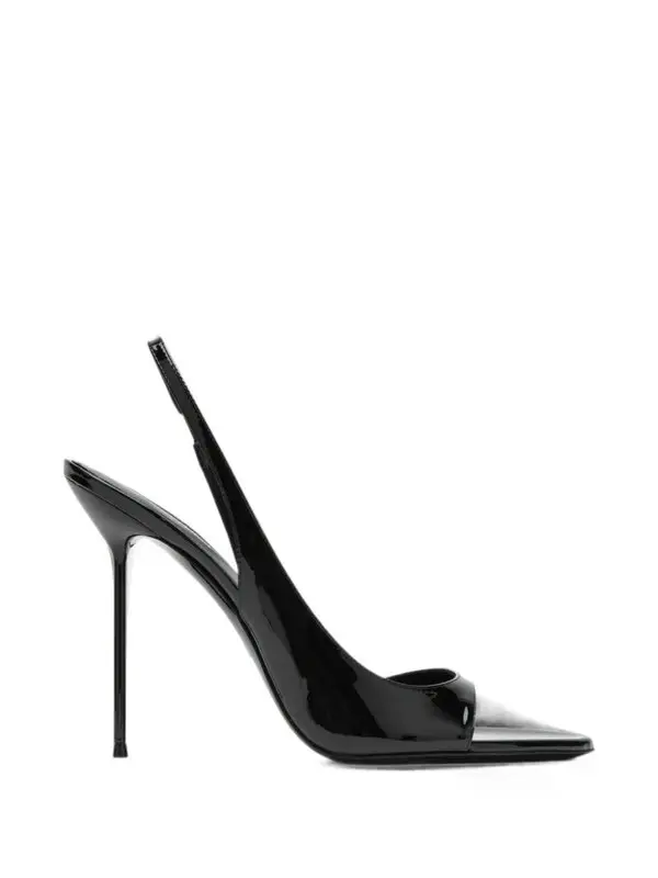 Paris Texas Lidia Slingback Sandals - Black