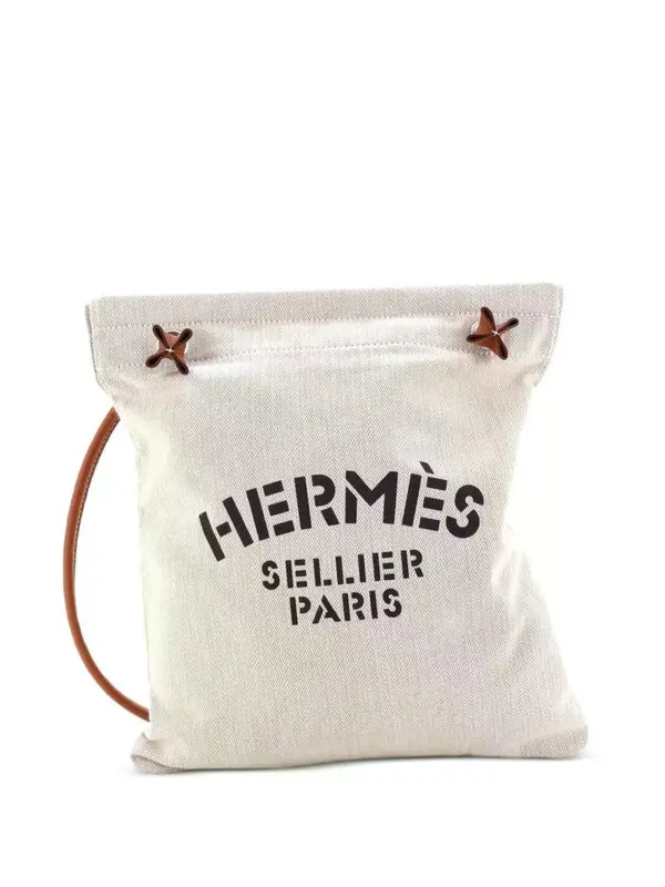 Hermès Aline Toile Mm Crossbody Bag - Neutrals