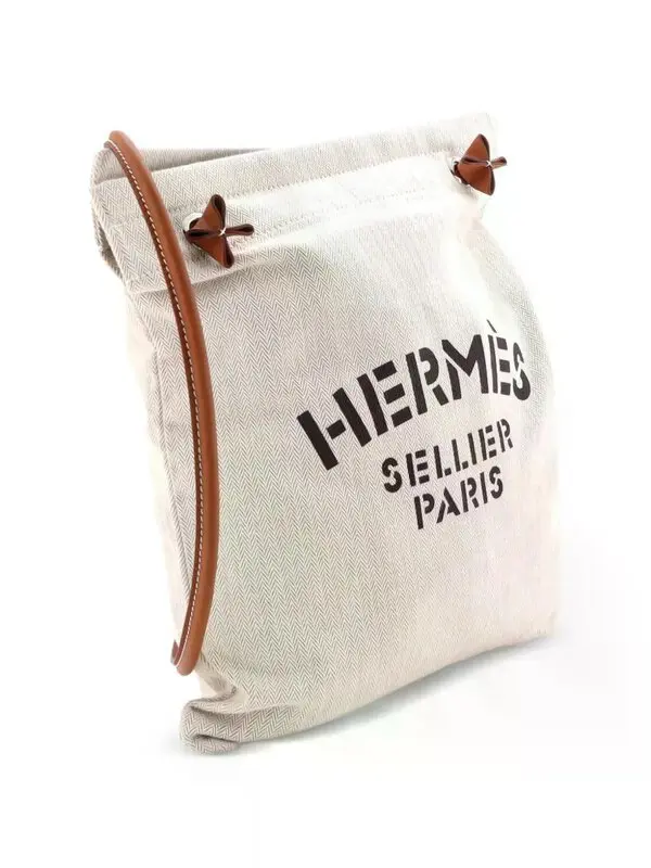 Hermès Aline Toile Mm Crossbody Bag - Neutrals