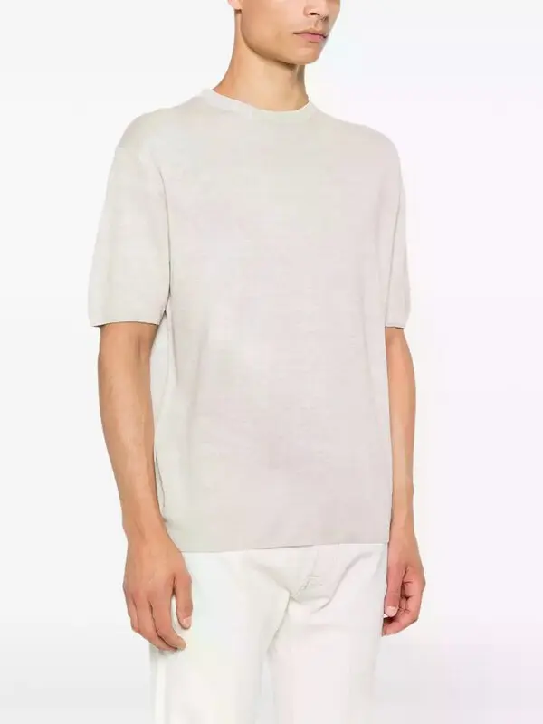 Corneliani Crew-neck T-shirt - Neutrals