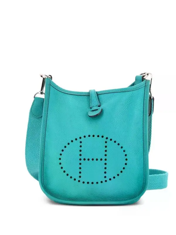 Hermès Evelyne Bag Gen Iii Epsom Tpm Crossbody Bag - Blue