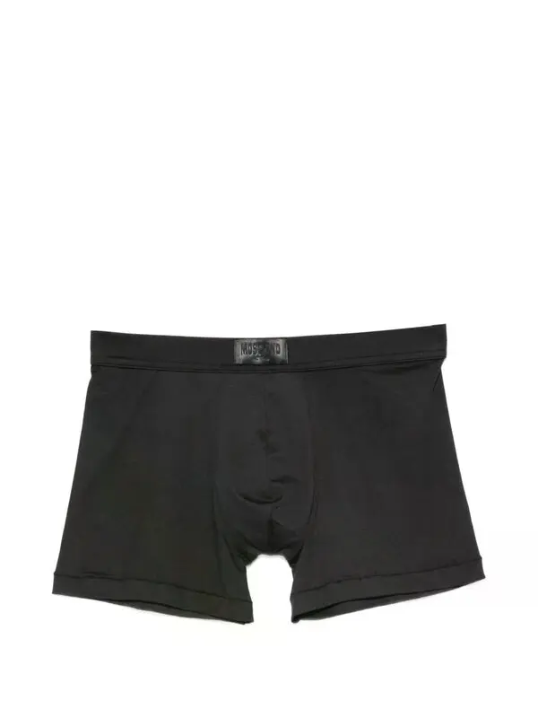 Moschino Logo-patch Boxers - Black