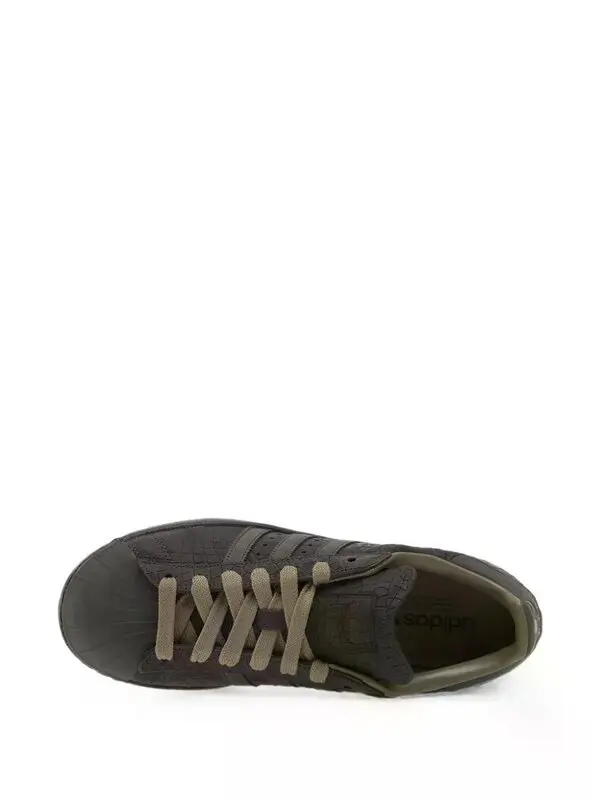 Adidas Superstar Ii Croc-effect Sneakers