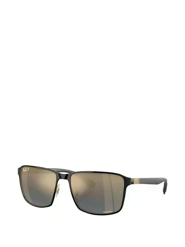 Ray-ban Chromance Rectangle Sunglasses - Black
