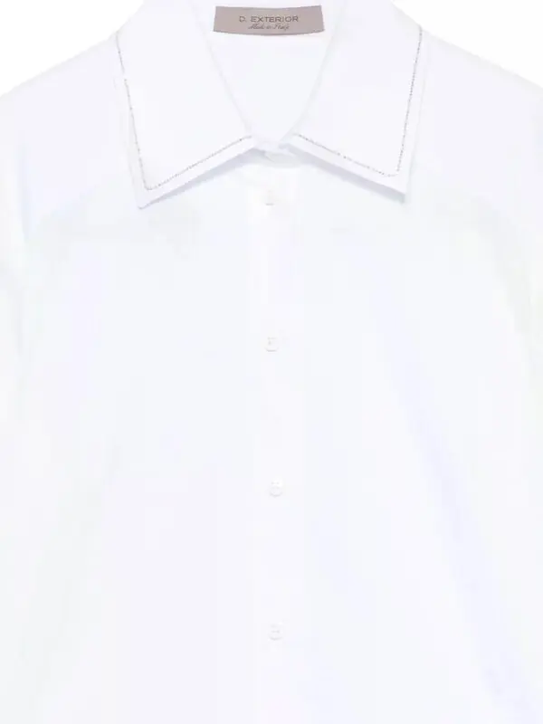 D.exterior Crystal-embellished Shirt