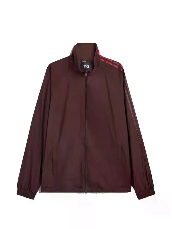 Y3 Logo Print Zip-up Jacket - Red