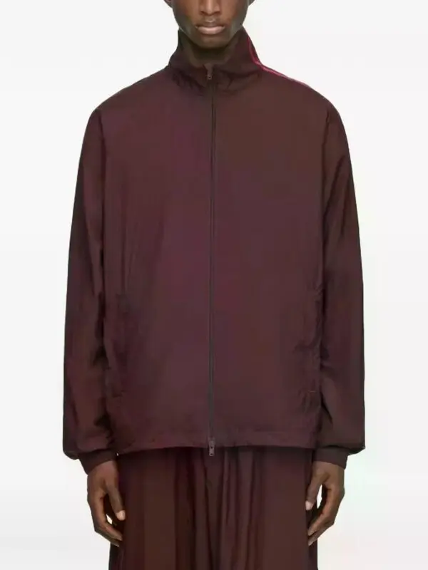 Y3 Logo Print Zip-up Jacket - Red