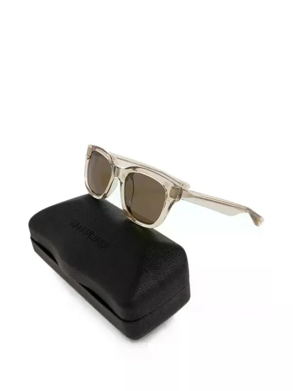 Balenciaga Square Frame Sunglasses With Logo Detail