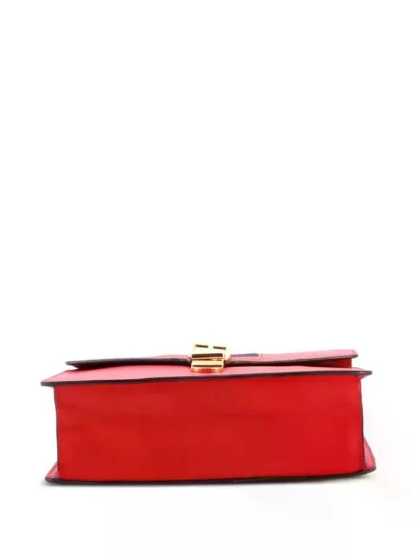 Gucci Sylvie Leather Small Shoulder Bag - Red