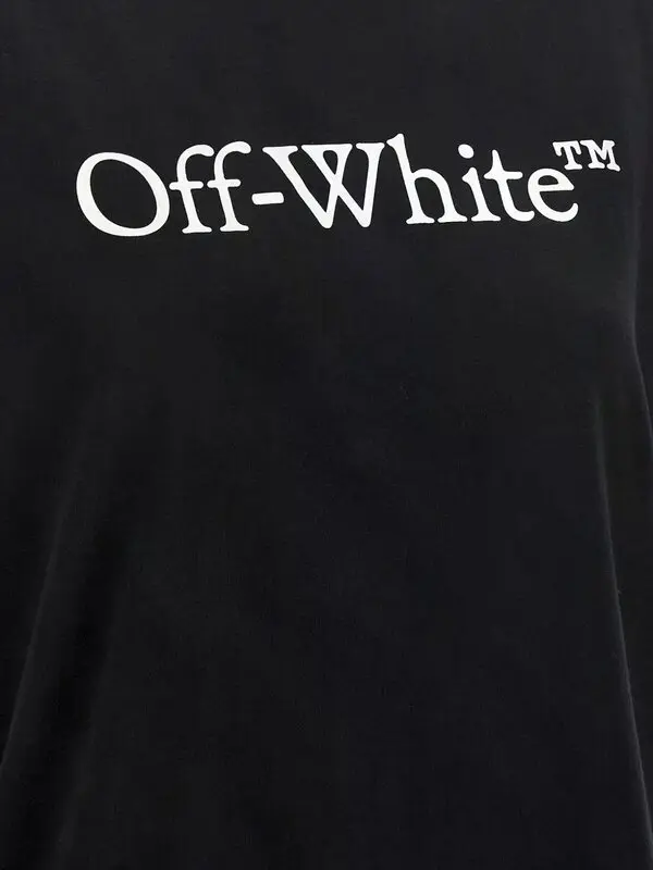Off-White Logo Print Cotton T-shirt
